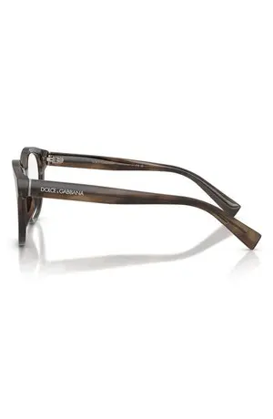 Dolce & Gabbana 50mm Phantos Optical Glasses - Grey