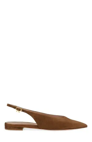 GIANVITO ROSSI Robbie Sling 05 Slingbacks - Brown Suede
