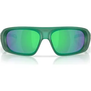 Oakley 61mm Prizm™ Shield Sunglasses - Dark Green