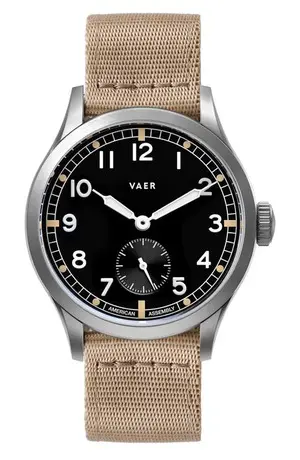 VAER C5 Dirty Dozen Nylon Strap Watch