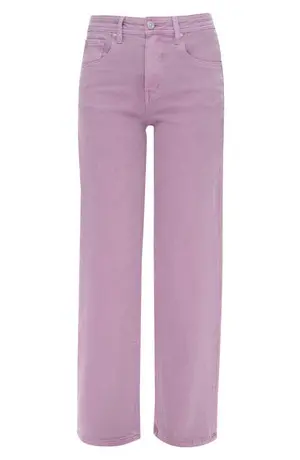 BAYEAS Flora High Rise Straight Jeans - Purple