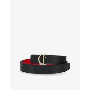 CHRISTIAN LOUBOUTIN Loubi54 Leather Belt - Black/loubi