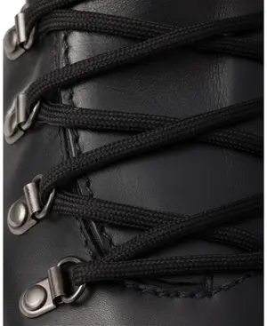 Prada Brixxen Leather Booties - Black