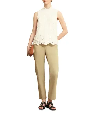 HOBBS LONDON Noa Chino Pants - Camel