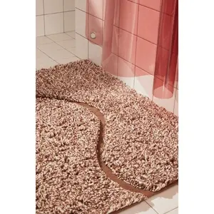 QUIET TOWN Atlas Cotton Bath Mat, 31 X 24 - Chocolate