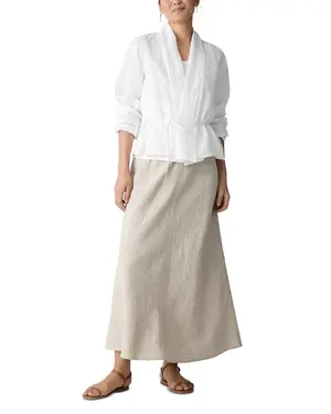 Eileen Fisher Linen Jacket - White