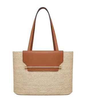 Strathberry Medium Basket Shoulder Bag - Tan