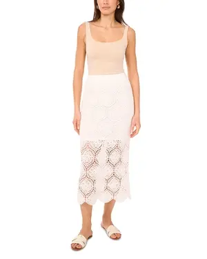 1.State Crochet Midi Skirt