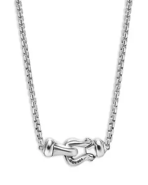 David Yurman Petite Buckle Necklace