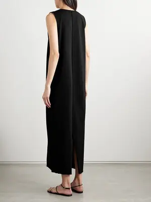 Khaite Hal Paneled Midi Dress