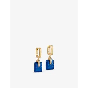 Astley Clarke Deco Drop Earrings - Gold