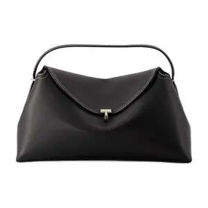 TOTEME T-Lock Top Handle Bag - Black