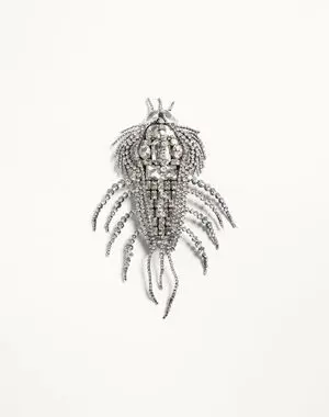 Valentino Garavani Les Glaces Brooch - Crystal