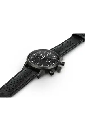 Hamilton American Classic Intramatic Chronograph Leather Strap Watch