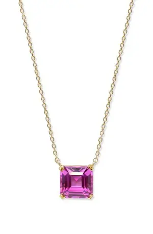 Anzie Jac + Jo Harper Amethyst Pendant Necklace - Pink