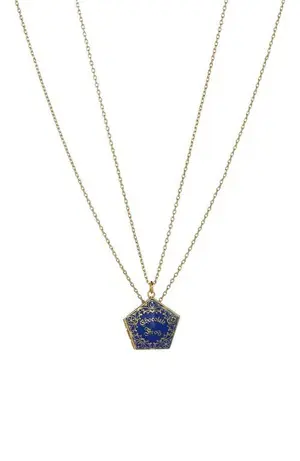 ALEX AND ANI Harry Potter Chocolate Frog Necklace Set - Blue