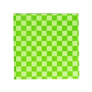 JOLLITY & CO Checkered Large Napkins - In The Limelight