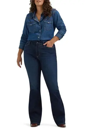 Wrangler High-rise Flare Jeans