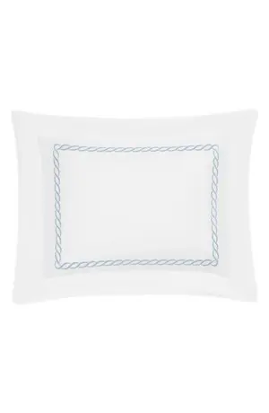 MATOUK Classic Chain Sham - Light Blue