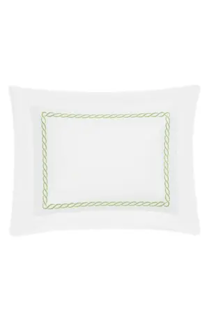 MATOUK Classic Chain Sham - Spring Green