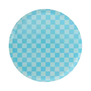 JOLLITY & CO Checkered Dinner Plates Out Of The Blue