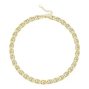 MAZIN JEWELS Chain Link Necklace - Gold