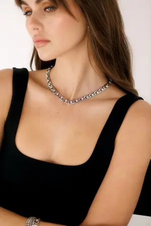 MAZIN JEWELS Chain Link Necklace