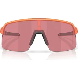 Oakley 134mm Rectangular Sunglasses Orange
