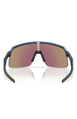 Oakley 134mm Rectangular Sunglasses - Sapphire