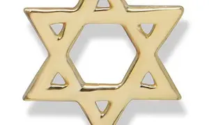 Anzie Large Star Of David Charm