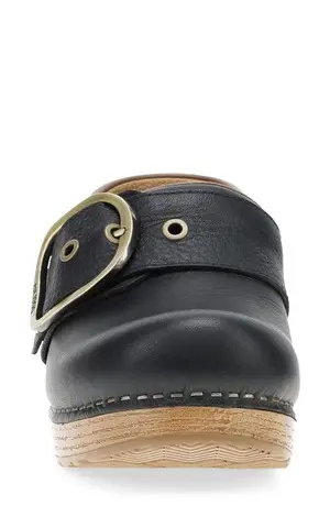 Dansko Pearson Buckle Strap Clog - Black