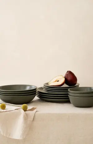 HAMKKE The Grande Plateset Of 4 - Moss