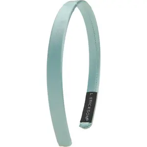 L. Erickson Lorelai Satin Headband - Sea Foam