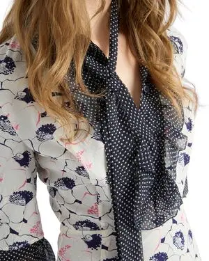 Prada Printed Georgette Sheath Dress - Neutral