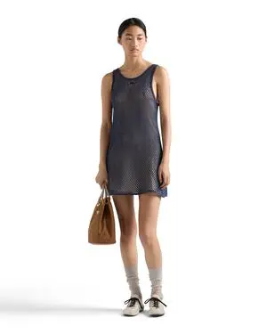 Prada Cotton Mesh Dress