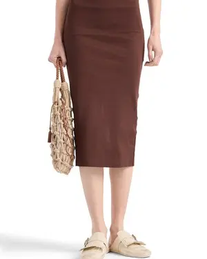 Prada Ribbed Knit Cotton Dress