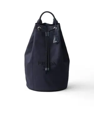 Prada Canvas Drawstring Duffle Bag Blue