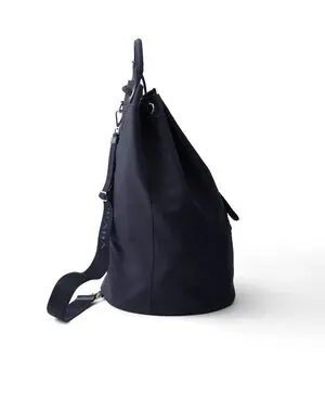 Prada Canvas Drawstring Duffle Bag - Blue