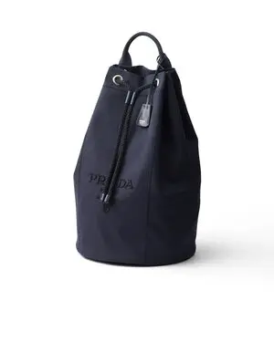 Prada Canvas Drawstring Duffle Bag - Blue