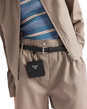 Prada Saffiano Leather Belt