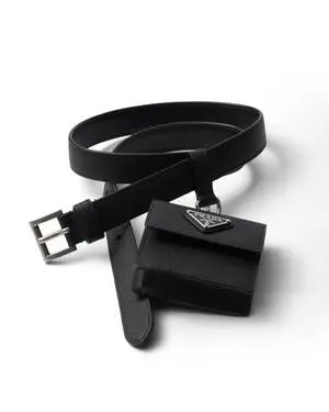 Prada Saffiano Leather Belt