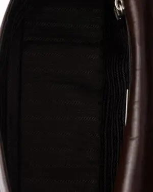 Prada Leather Shoulder Bag - Brown