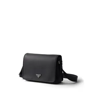 Prada Leather Shoulder Bag - Black
