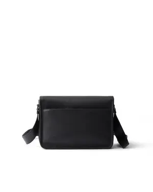 Prada Leather Shoulder Bag - Black