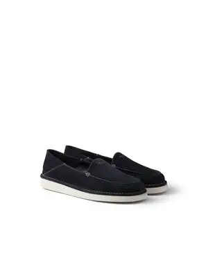 Prada Suede Slip-ons - Blue
