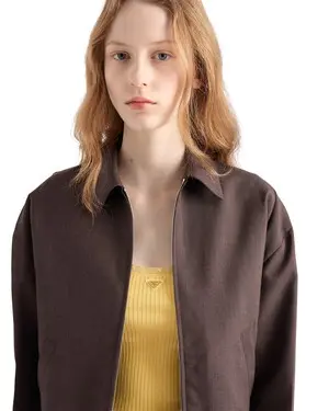 Prada Ribbed Cotton Top - Yellow