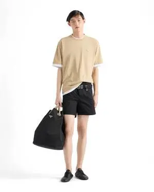 Prada Cotton T-shirt - Neutral