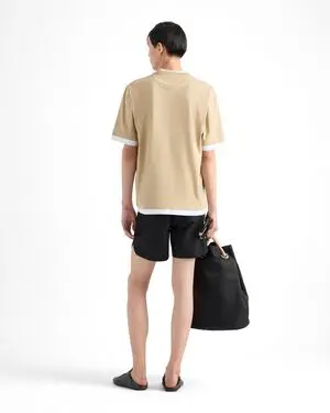 Prada Cotton T-shirt - Neutral