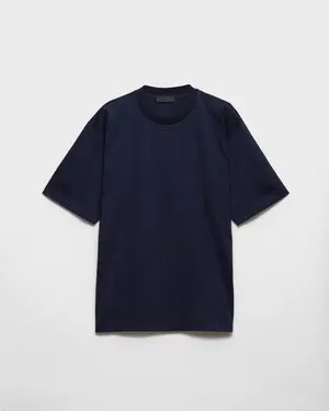 Prada Cotton T-shirt - Navy