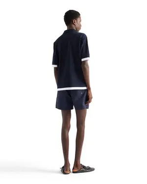 Prada Cotton Polo Hirt - Blue